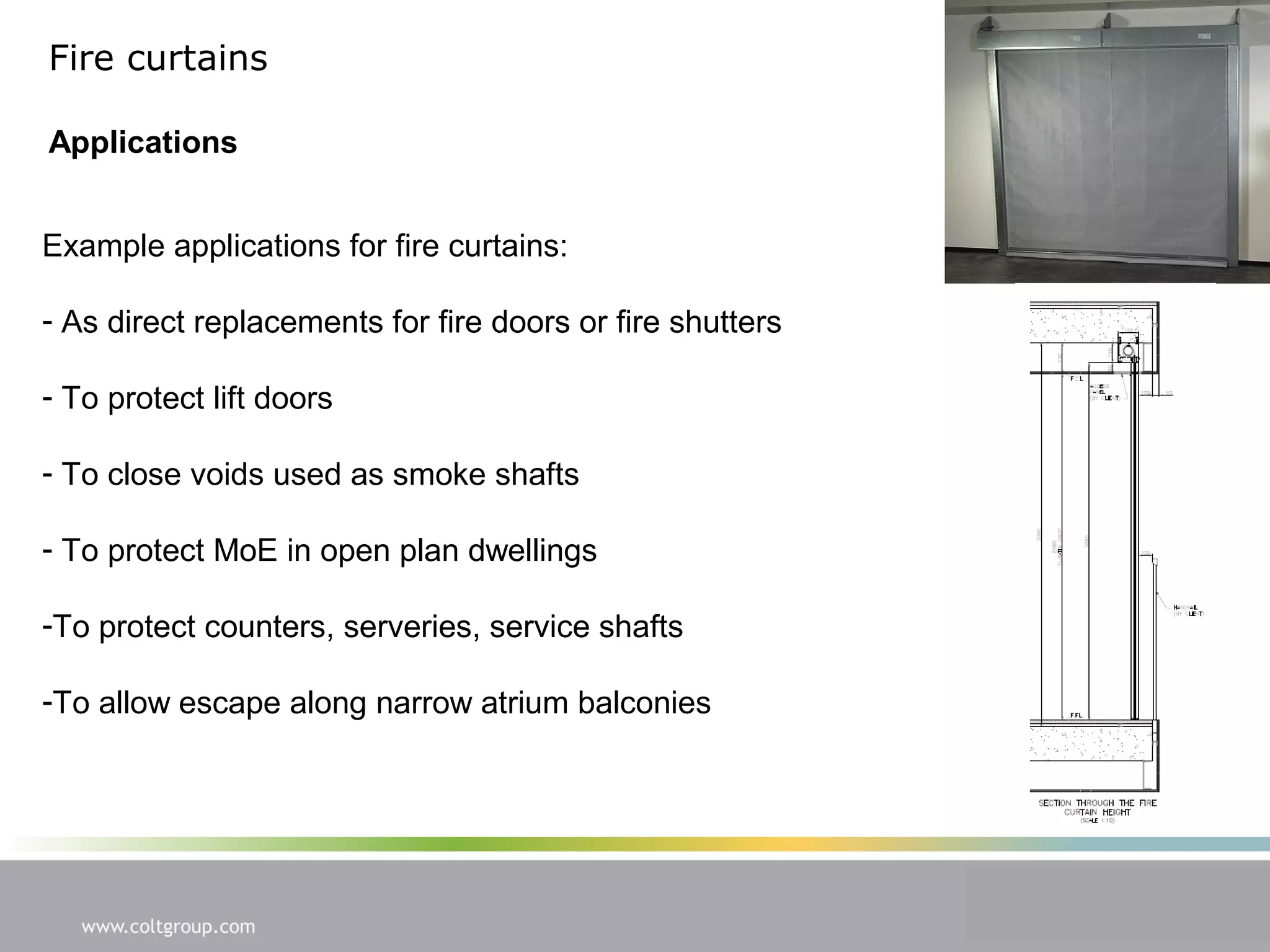 CPD Presentation: Smoke curtains and fire curtains | PPT