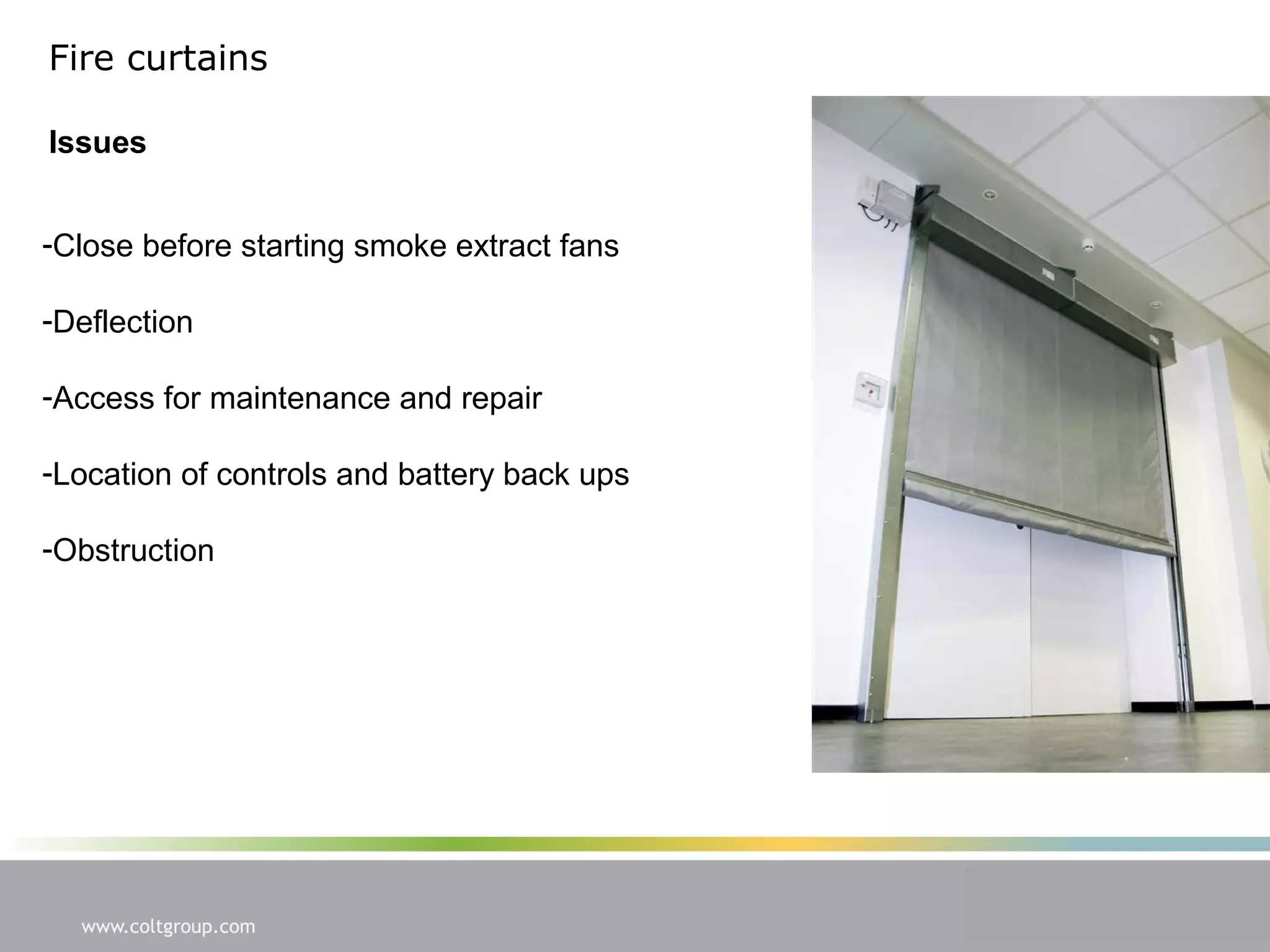 CPD Presentation: Smoke curtains and fire curtains | PPT