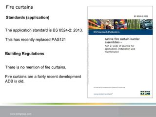 CPD Presentation: Smoke curtains and fire curtains | PPT