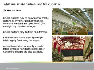CPD Presentation: Smoke curtains and fire curtains | PPT