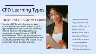 continuing professional development (CPD) | PPTX