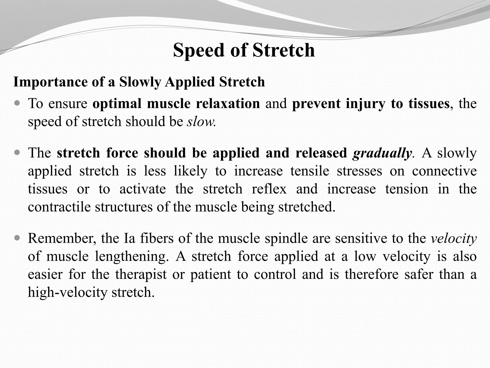 Types of stretching technique | PPTX