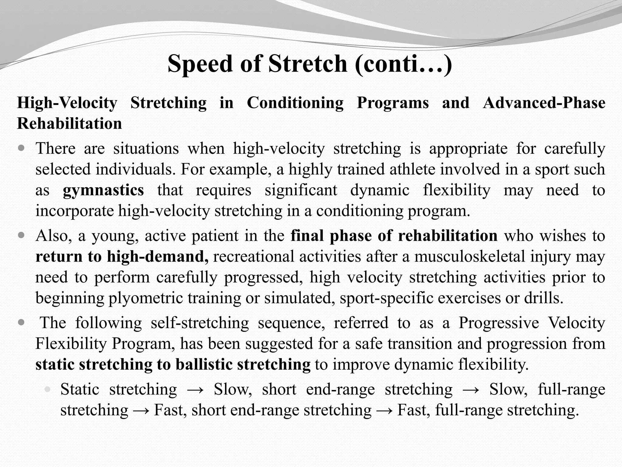 Types of stretching technique | PPTX