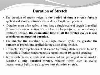 Types of stretching technique | PPTX