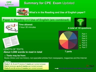 CPE - Information | PPT