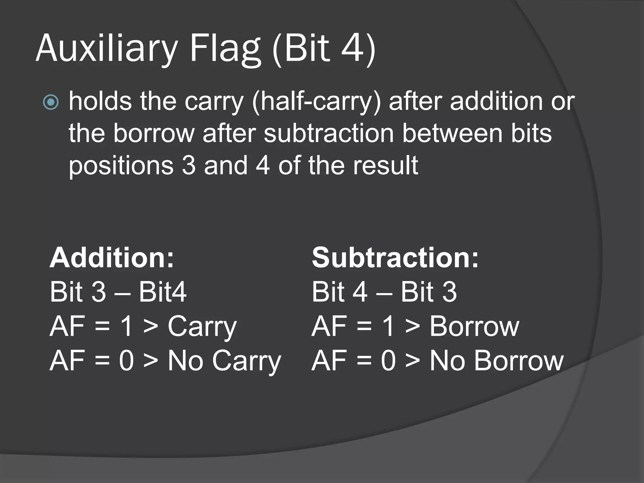 Cpe103 03 [processor flags] | PPT
