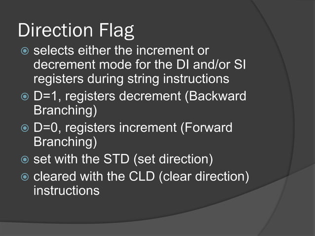 Cpe103 03 [processor flags] | PPT