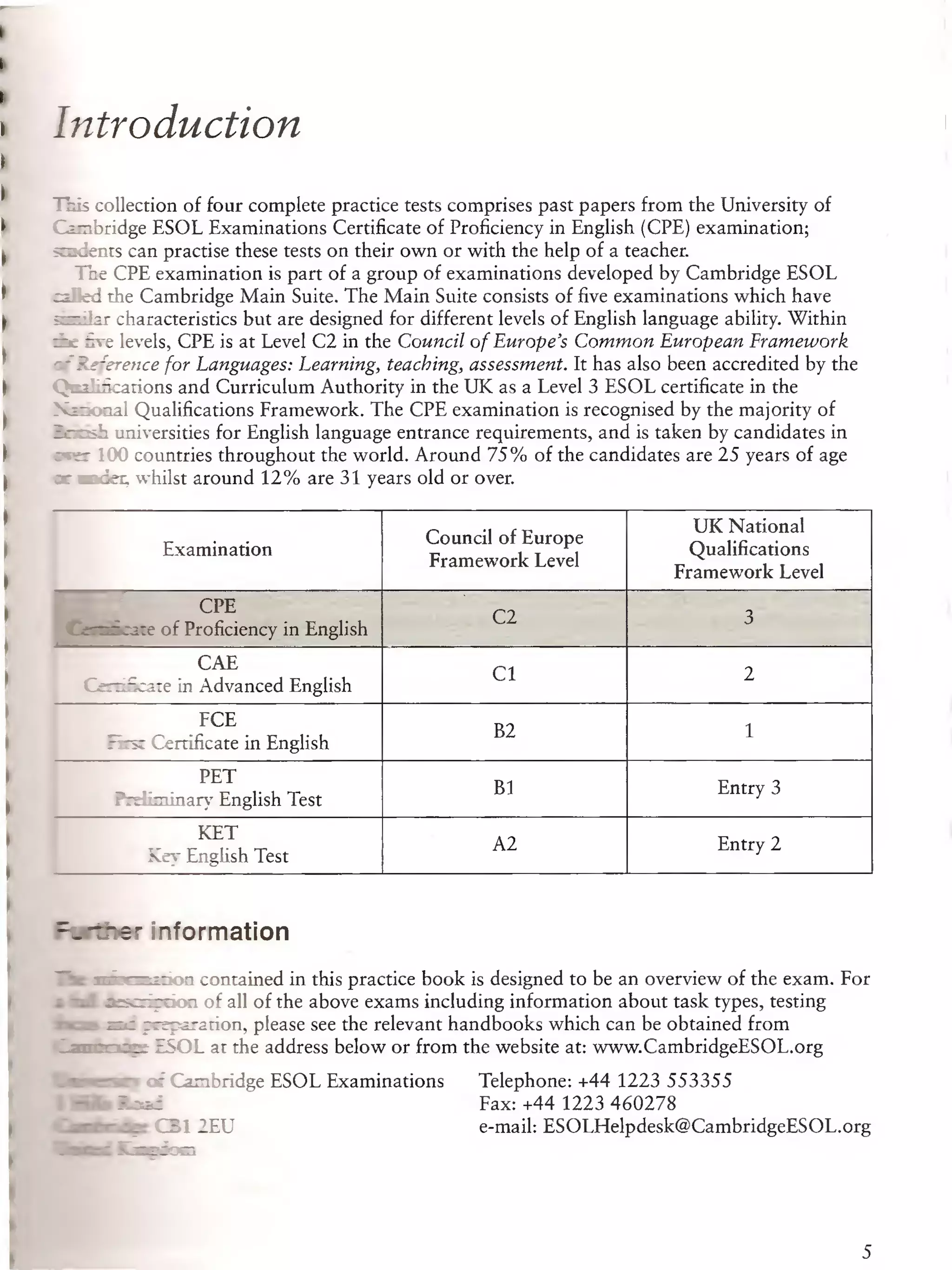 Cpe5 Cambridge Proficiency book | PDF