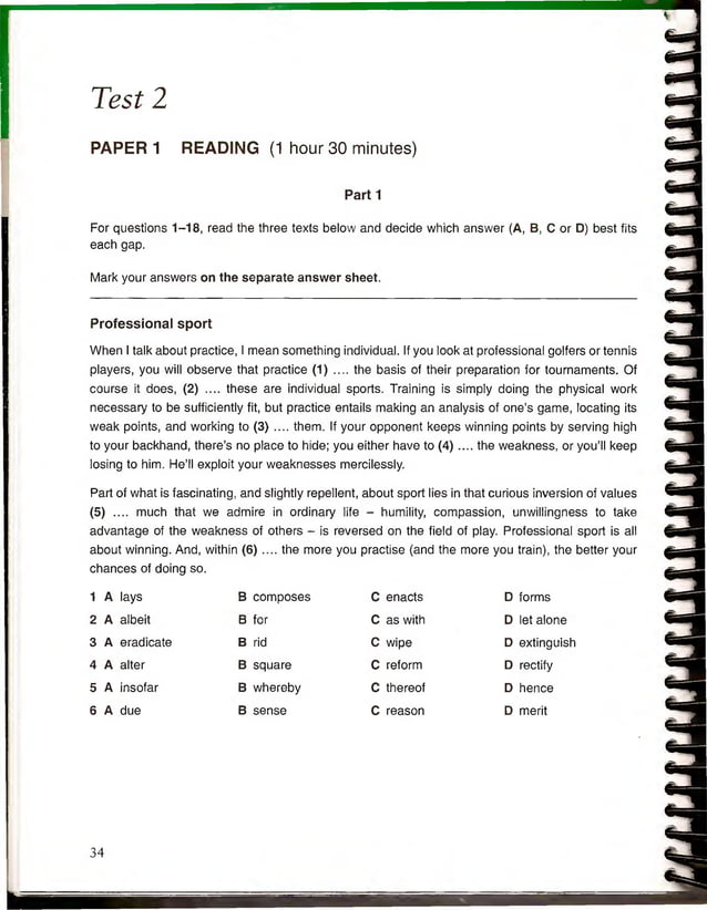 Cpe5 Cambridge Proficiency book | PDF