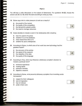 Cpe5 Cambridge Proficiency book | PDF