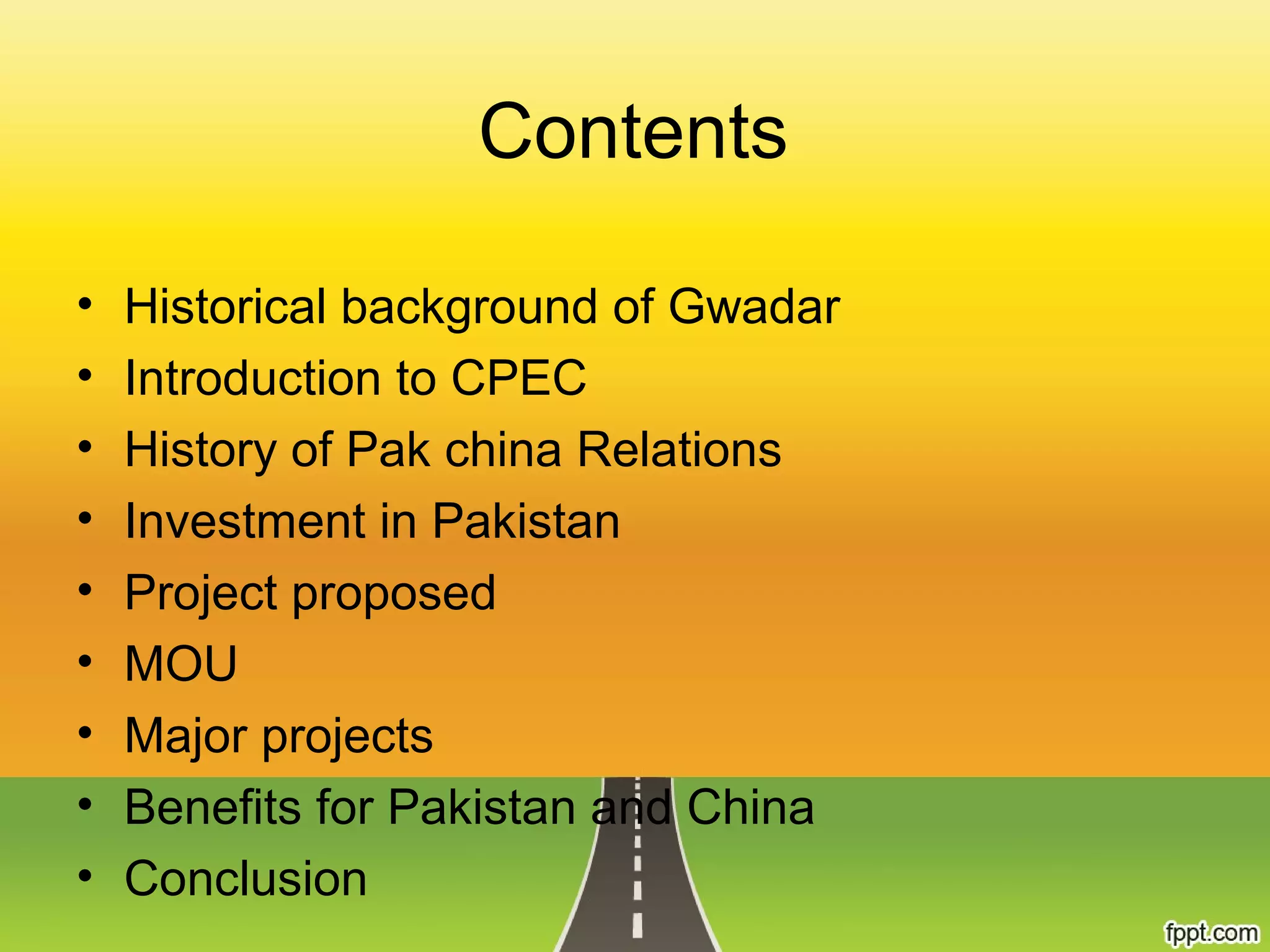 China Pakistan Economic Corridor (CPEC) | PPT