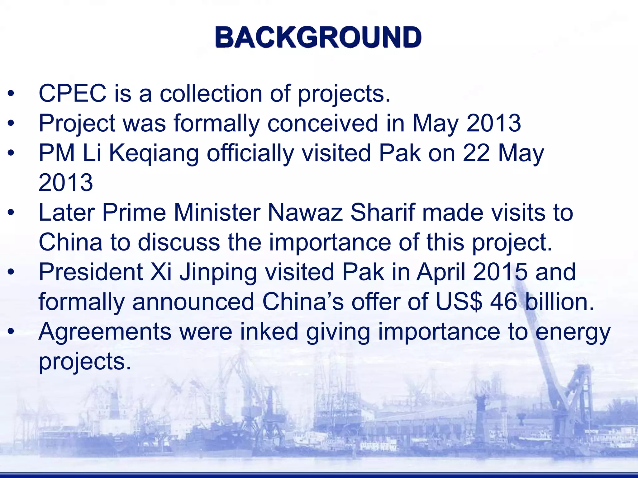 CHINA PAKISTAN ECONOMIC CORRIDOR(CPEC) | PPT