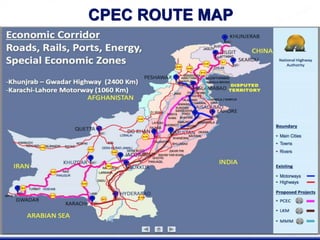 CHINA PAKISTAN ECONOMIC CORRIDOR(CPEC) | PPTX