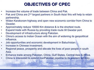 CHINA PAKISTAN ECONOMIC CORRIDOR(CPEC) | PPTX