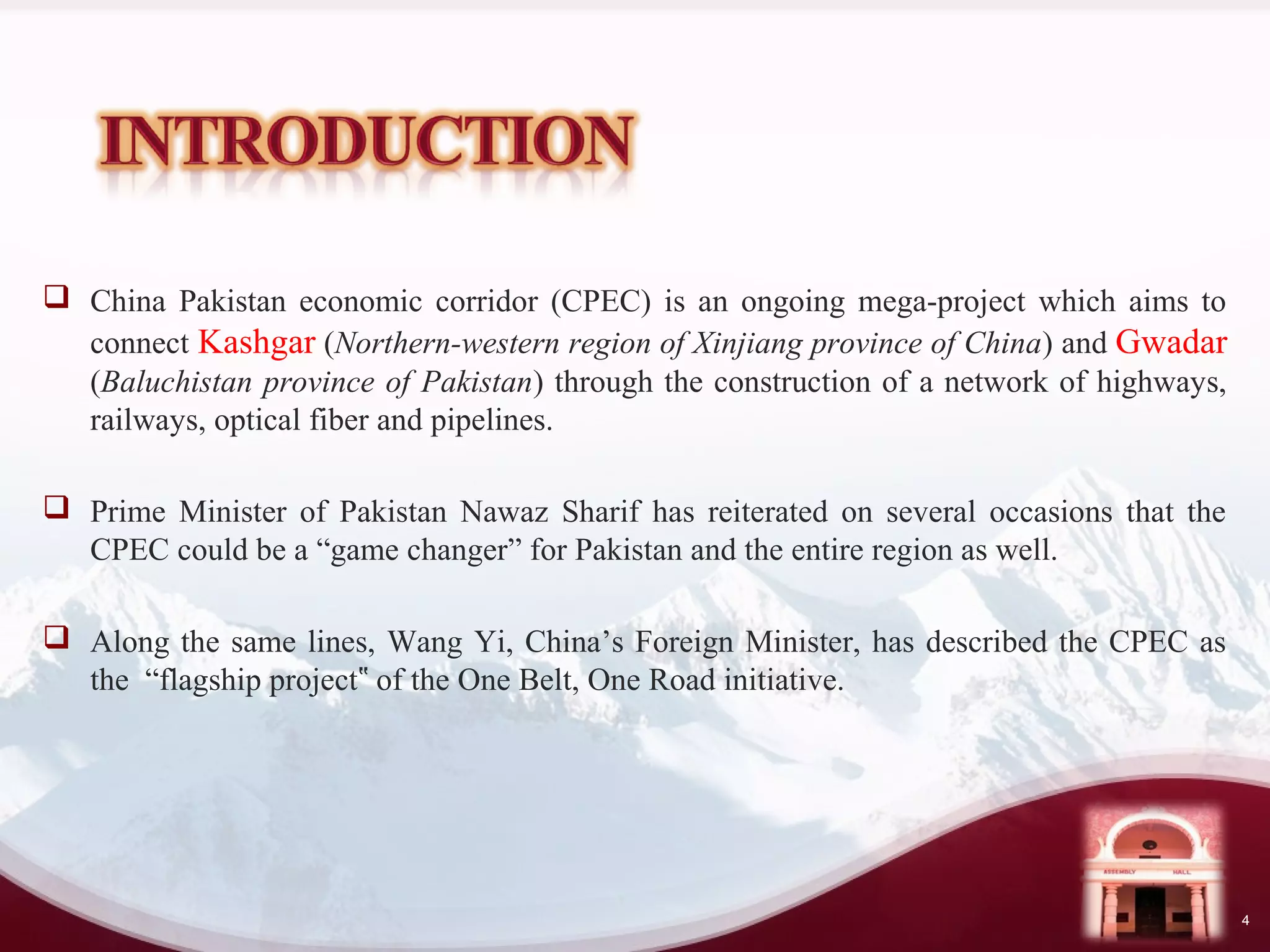 China Pakistan Economic Corridor | PPT