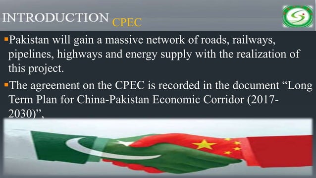 The China-Pakistan Economic Corridor (CPEC) Opportunities and ...
