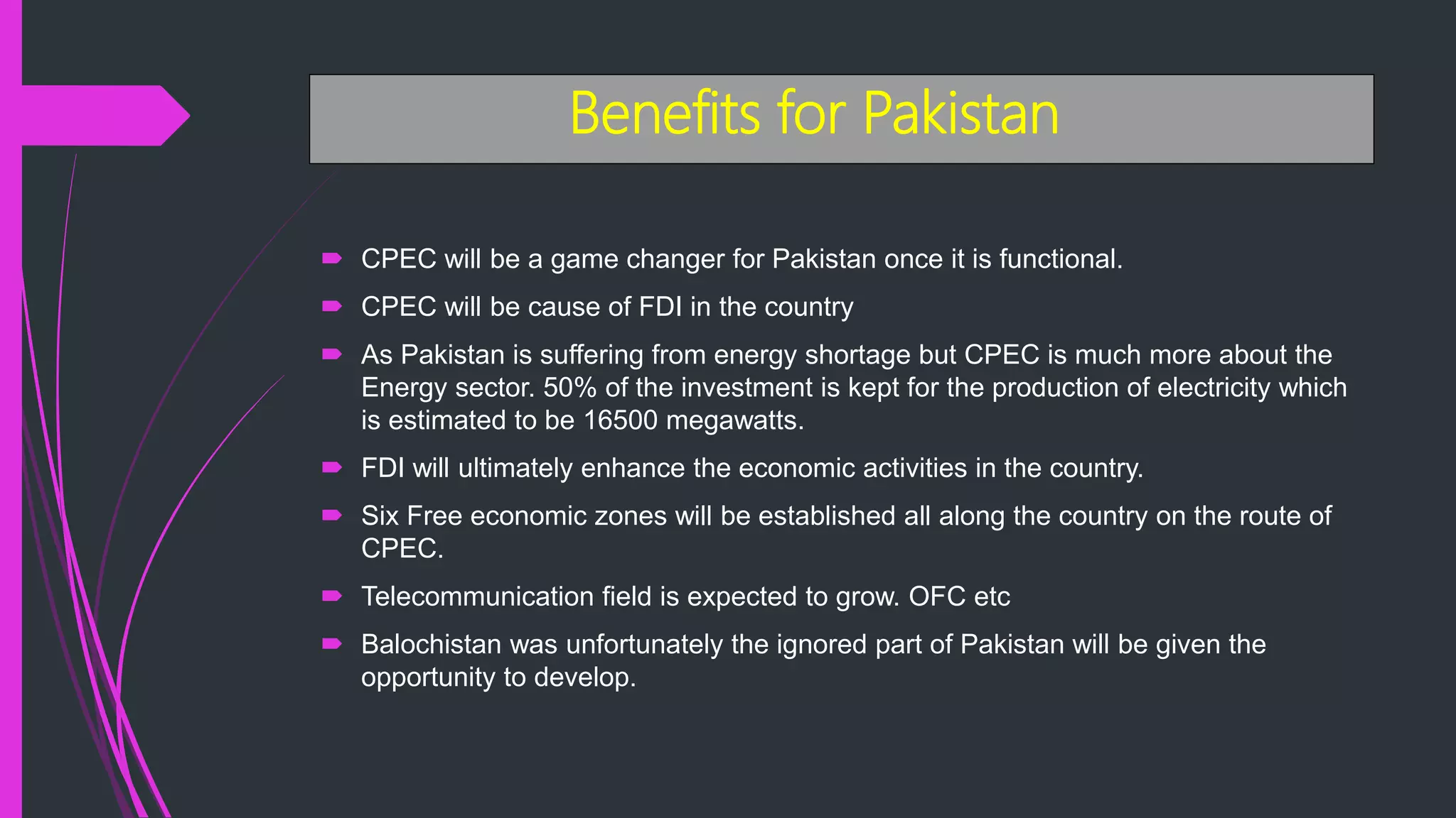 China-Pakistan Economic Corridor | PPTX