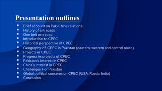 CPEC : Media & Current Affairs : Student Collaboration | PPTX