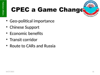 CPEC.pptx. cpec introduction, importance,and effect | PPT