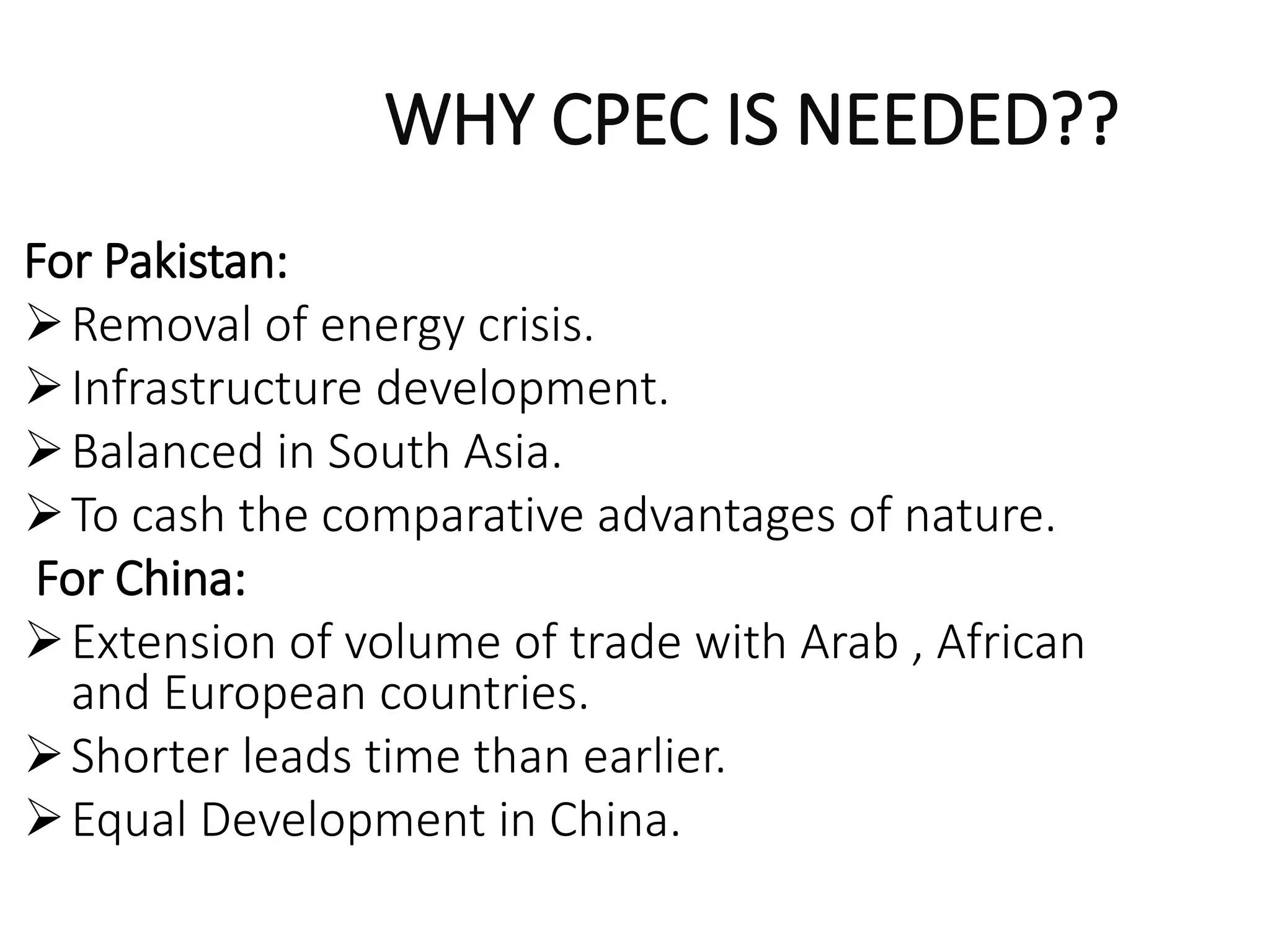 china pakistan economic corridor (cpec) | PPTX