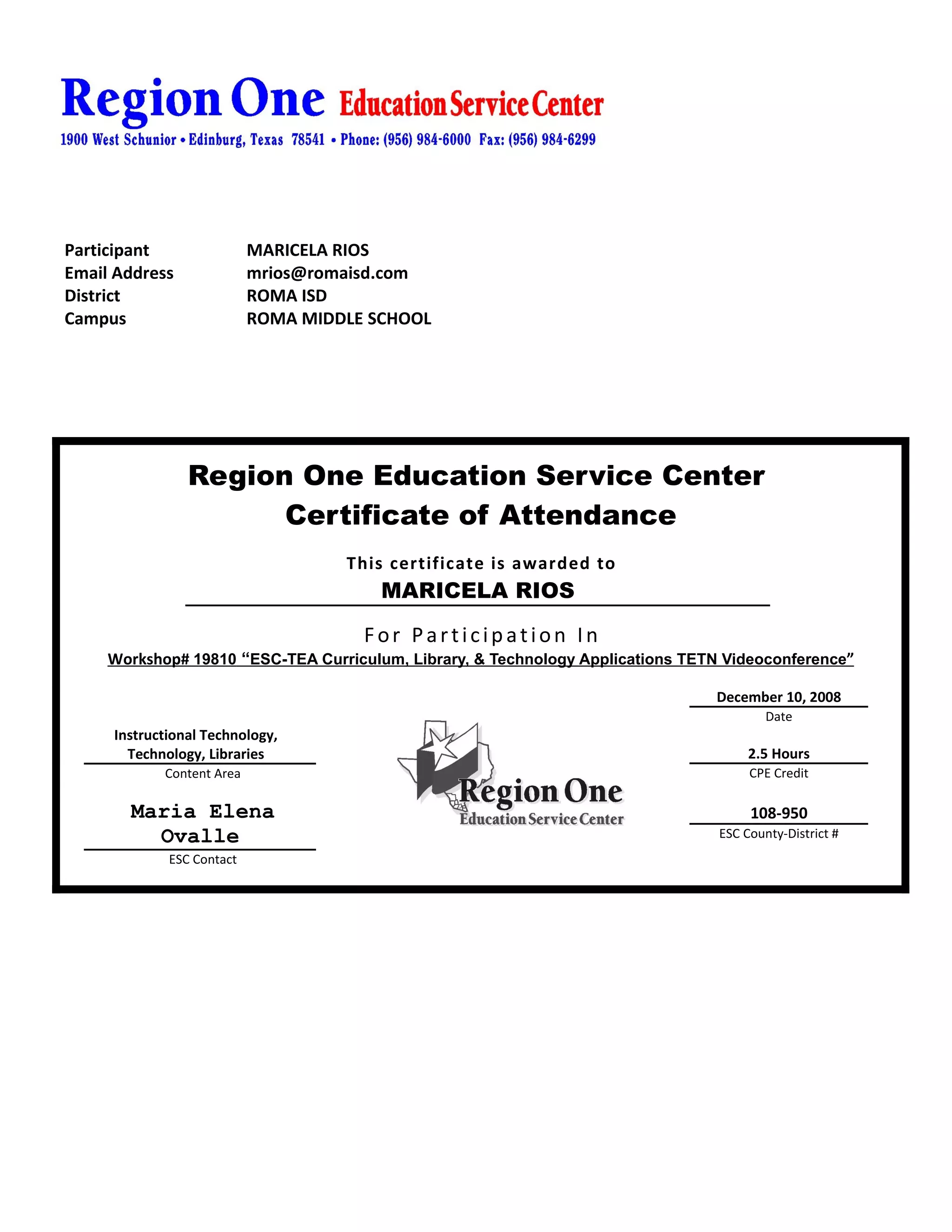 Cpe Certificate 19810[1] | DOC