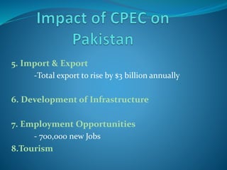 Cpec & its importance | PPTX