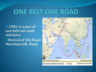 Cpec & its importance | PPTX