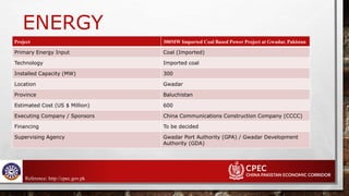 CPEC: Benefits to Balochistan | PPTX