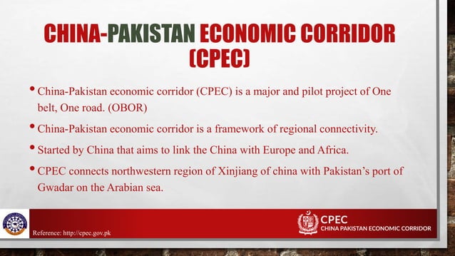 CPEC: Benefits to Balochistan | PPTX | Civil Engineering Industry ...