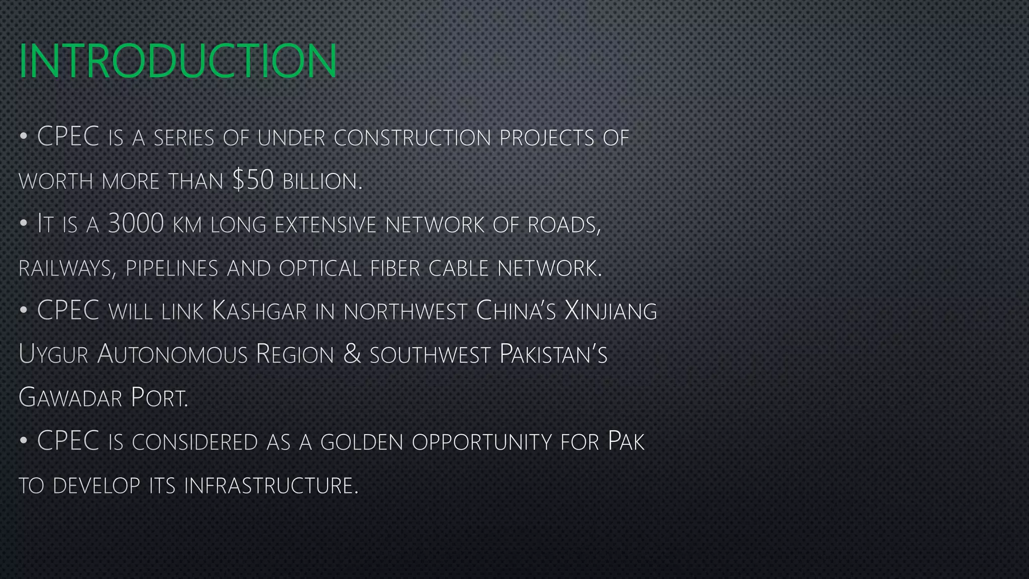 Cpec presentation | PPTX