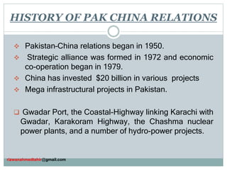 CPEC and it's Influence in Pakistan | PPTX
