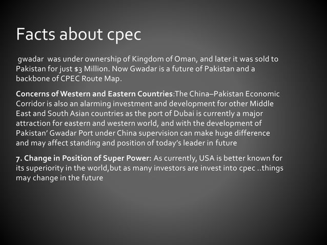 Cpec prestation by happy kumar | PPT