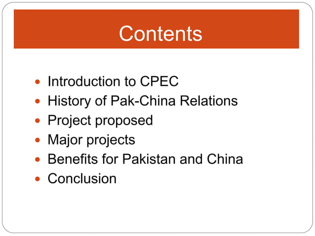 Cpec project of pak china | PPT
