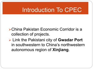 Cpec project of pak china | PPT