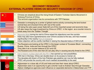 Cpec Security research ppt | PPT