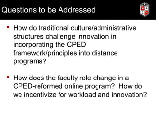 CPED framework in the online environment | PPT