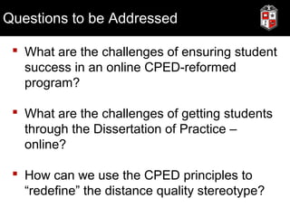 CPED framework in the online environment | PPT