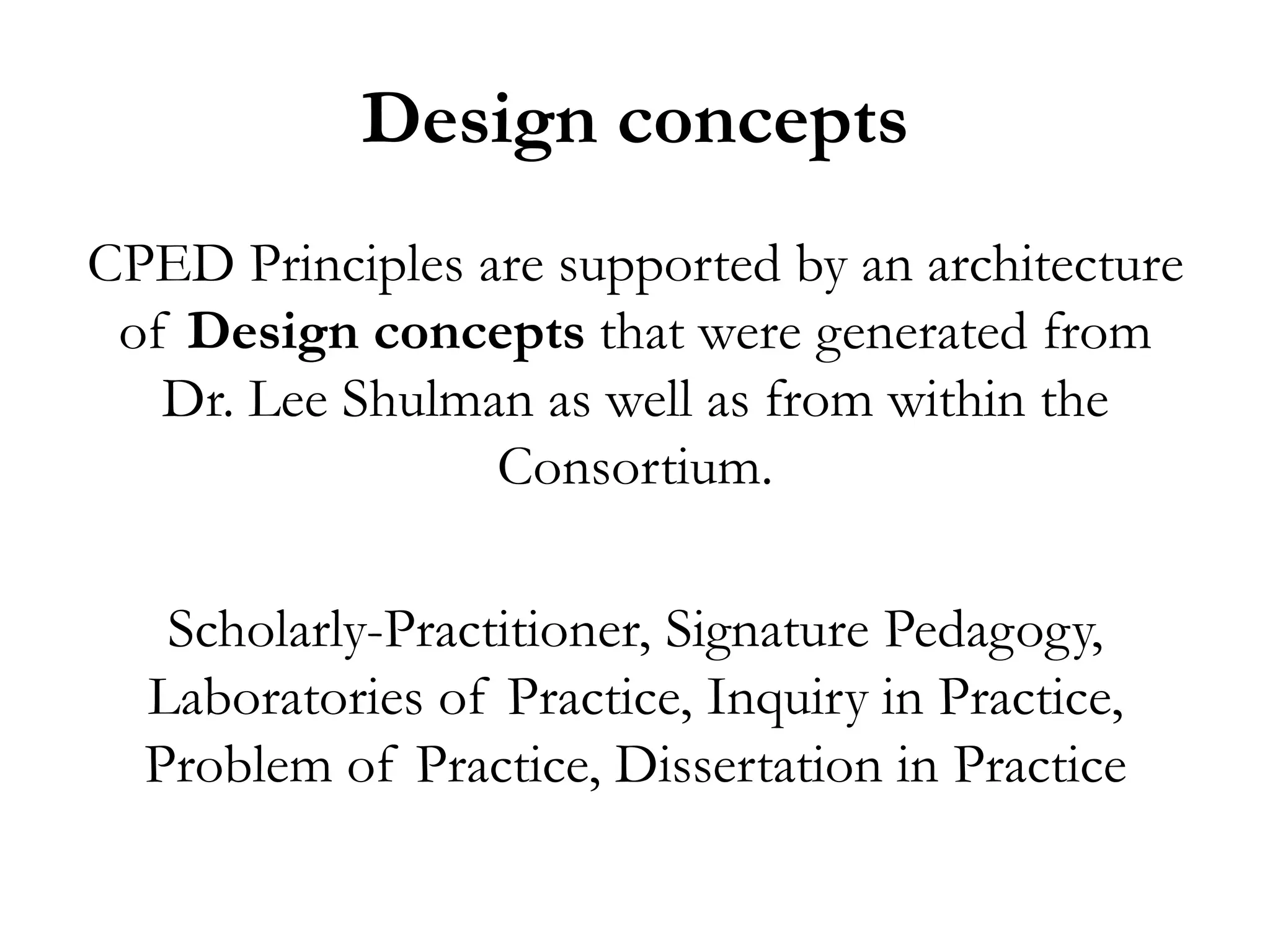 CPED Introduction | PPTX