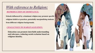 Marginalization on contemporary perspective on education | PPTX