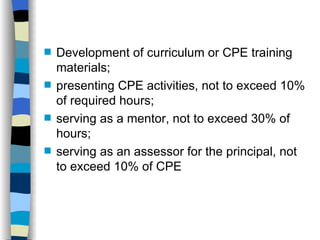 Cpe hours | PPT