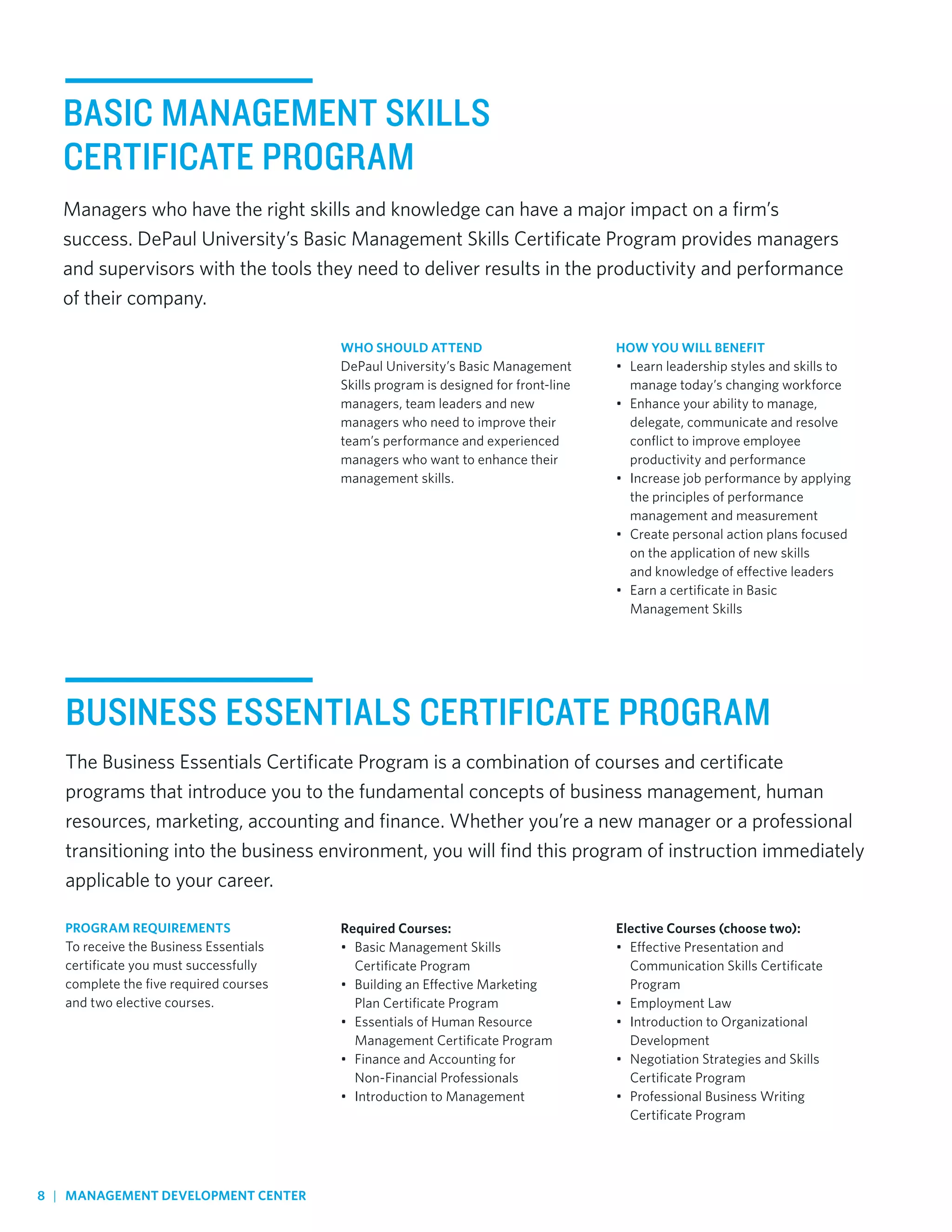 Management Development Center | PDF