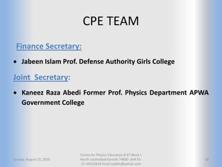 CPE ppt | PPT