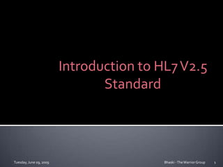 HL7 Interface | PPT