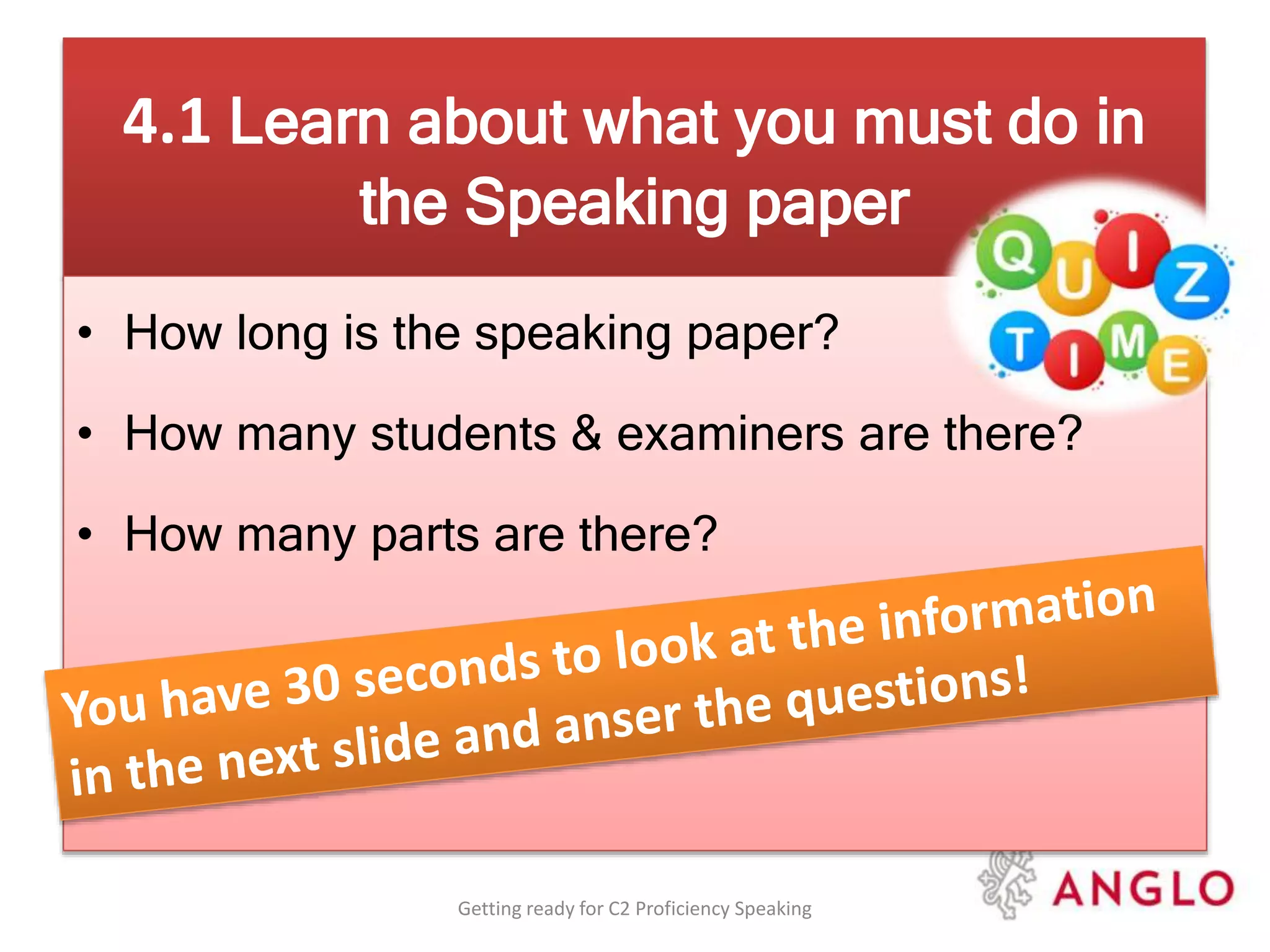 Cpe speaking part 1 | PPT