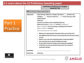 Cpe speaking part 1 | PPT