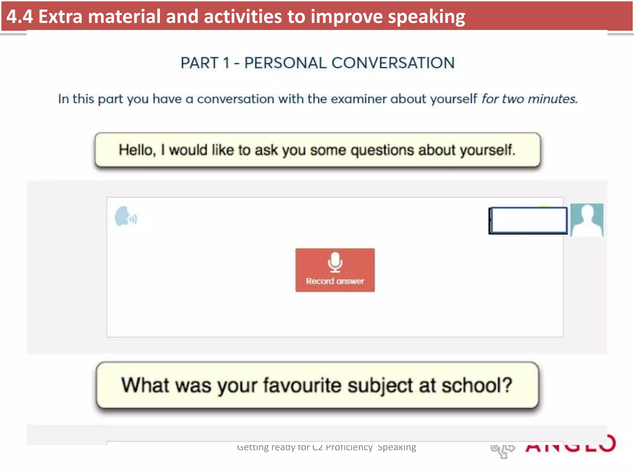 Cpe speaking part 4 | PPTX