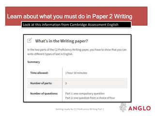 Cpe sp writing 1 slideshow part 1 | PPTX | Educational Assessment ...