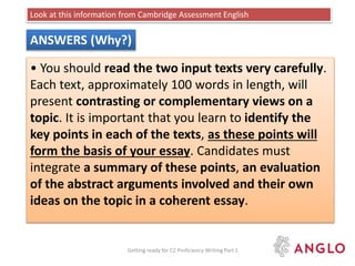 Cpe sp writing 1 slideshow part 2 | PPTX