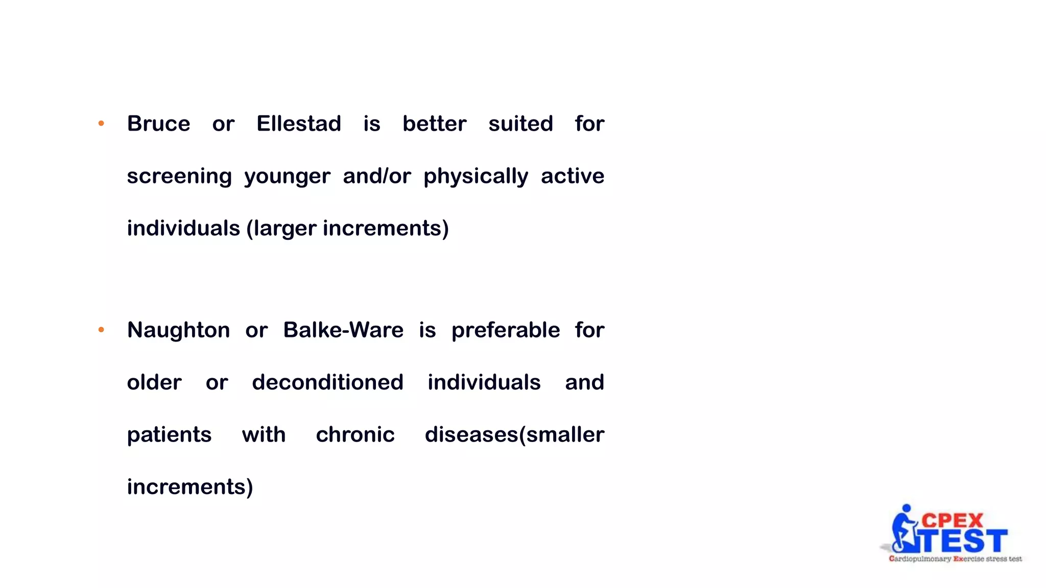 Cpet protocols | PDF
