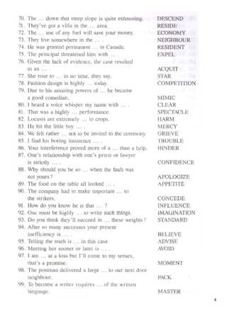 Cpe word formation_-_1000_sentences_with_answers | PDF